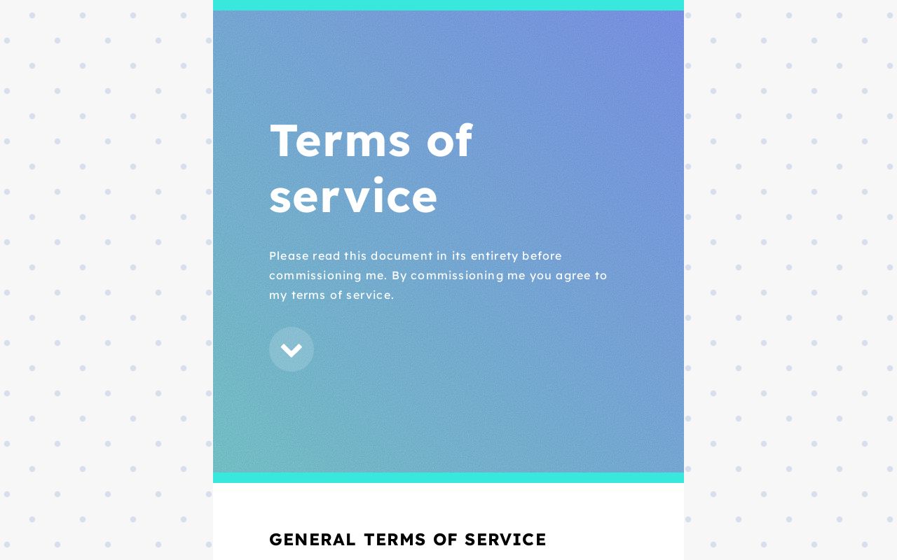 Terms of service